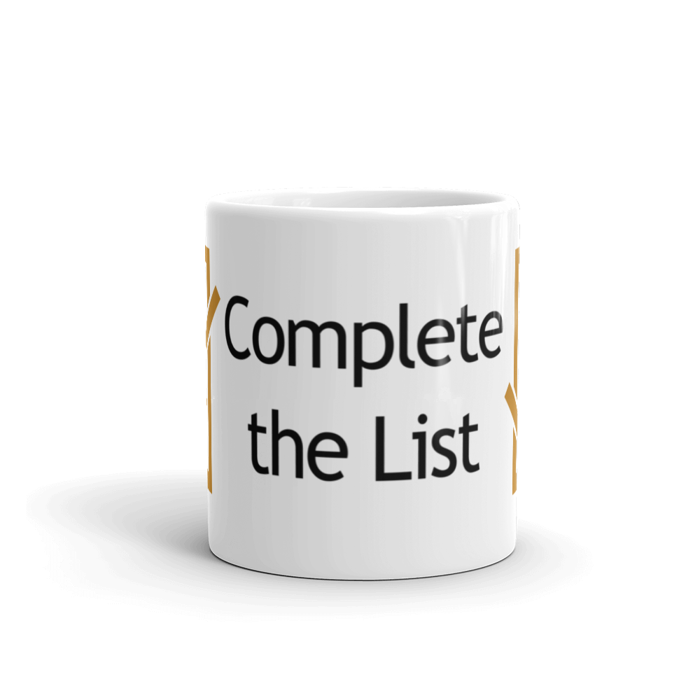 Complete The List Mug – The Jeopardy! Fan Online Store
